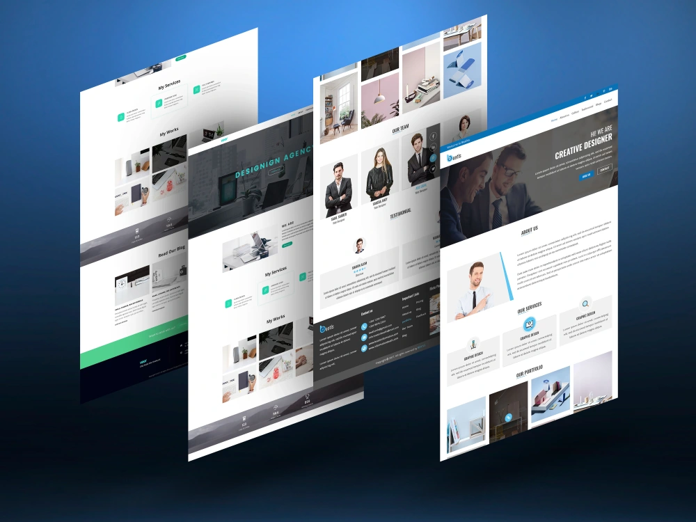 PSD to HTML5, CSS3, BOOTSTRAP4 | Upwork