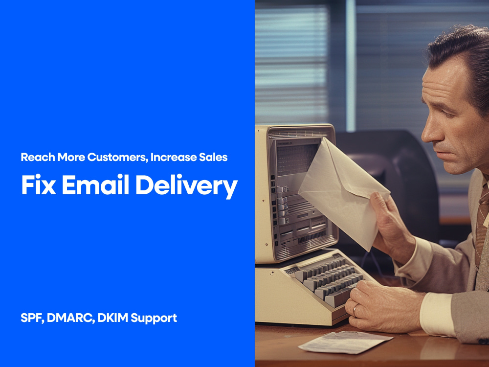 Your Emails Delivered: Optimize SPF, DMARC, DKIM for Deliverability Success | Upwork