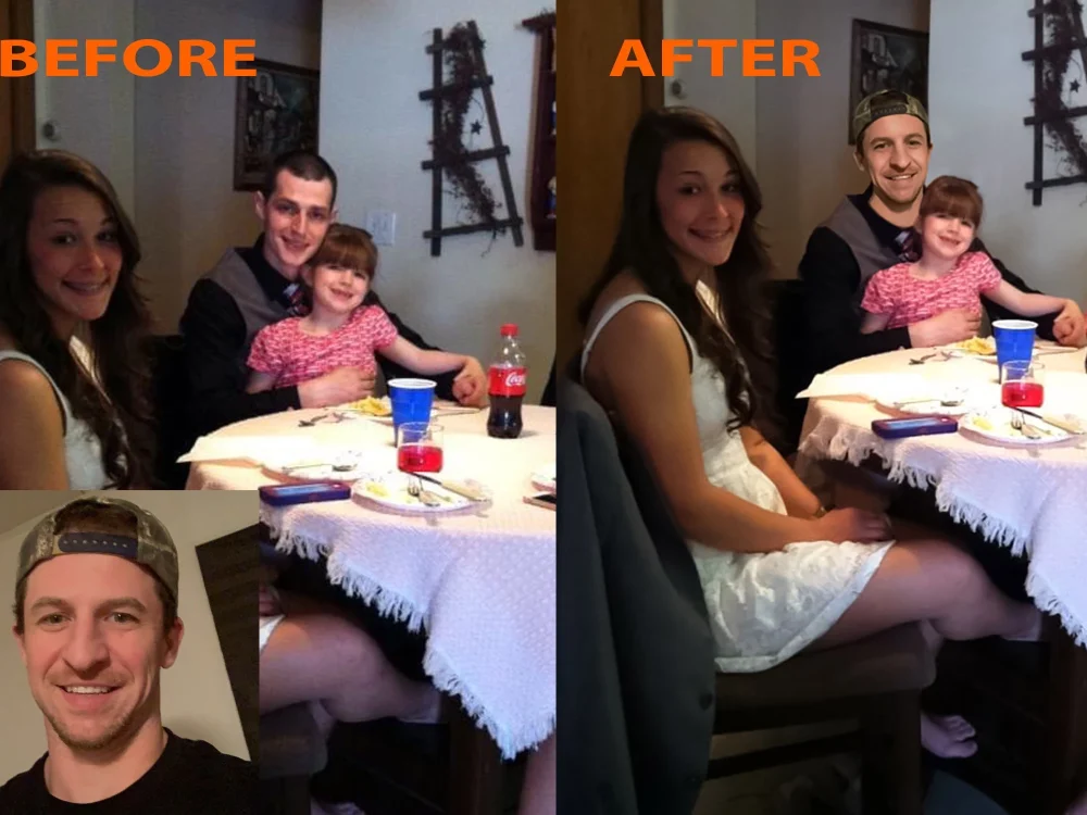 Face swap, head swap, face changing, head changing and facial changing ...