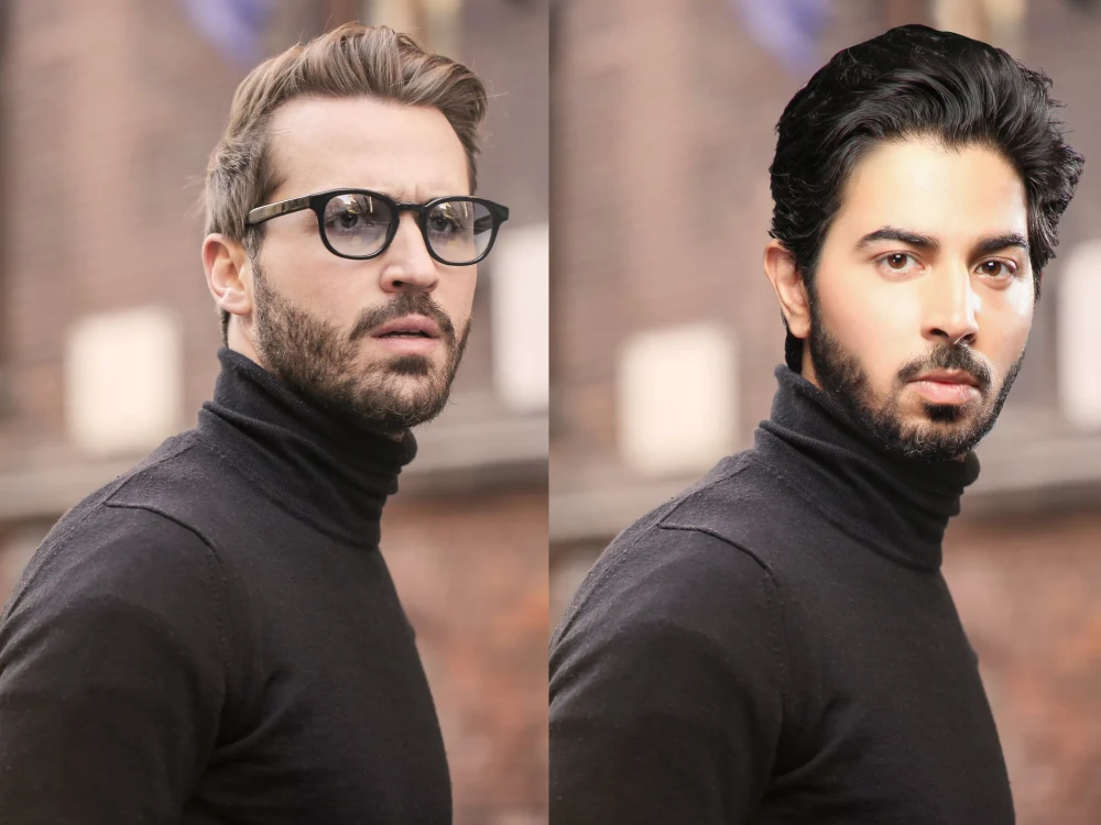 Face swap, head swap, face changing, head changing and facial changing ...