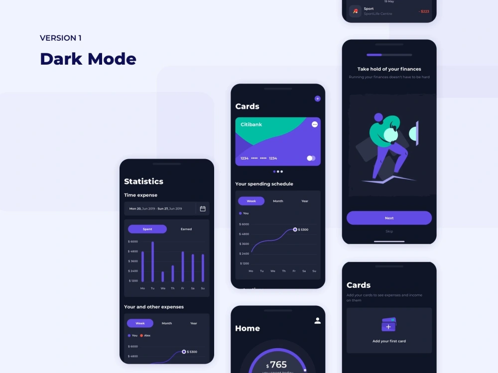A premium quality design of Budget Planner for iOS | Upwork
