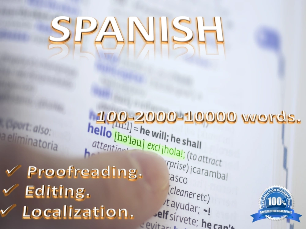 A Professional Spanish Proofreading/Editing/Localization service. | Upwork A Professional Spanish Proofreading/Editing/Localization service. | Upwork