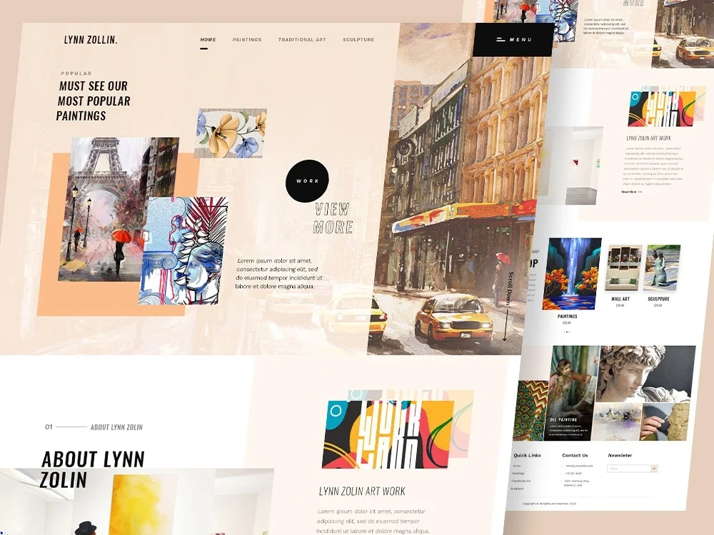 Awesome Website Design in Figma | Adobe XD or PSD format | Upwork
