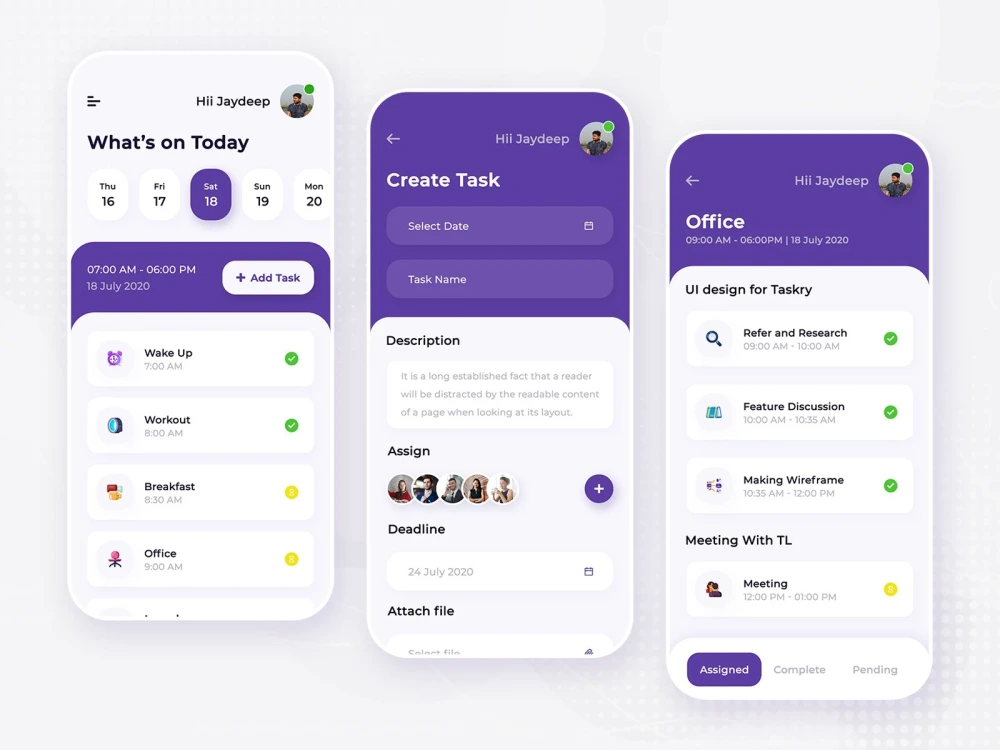 An amazing, unique application ui | Upwork