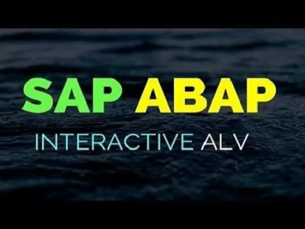 An Interactive ALV Report with Crystal View in SAP ABAP | Upwork