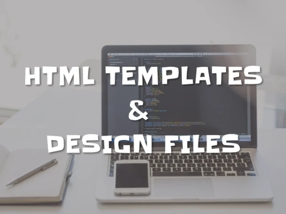 Custom static HTML templates and design layers for designing your site ...