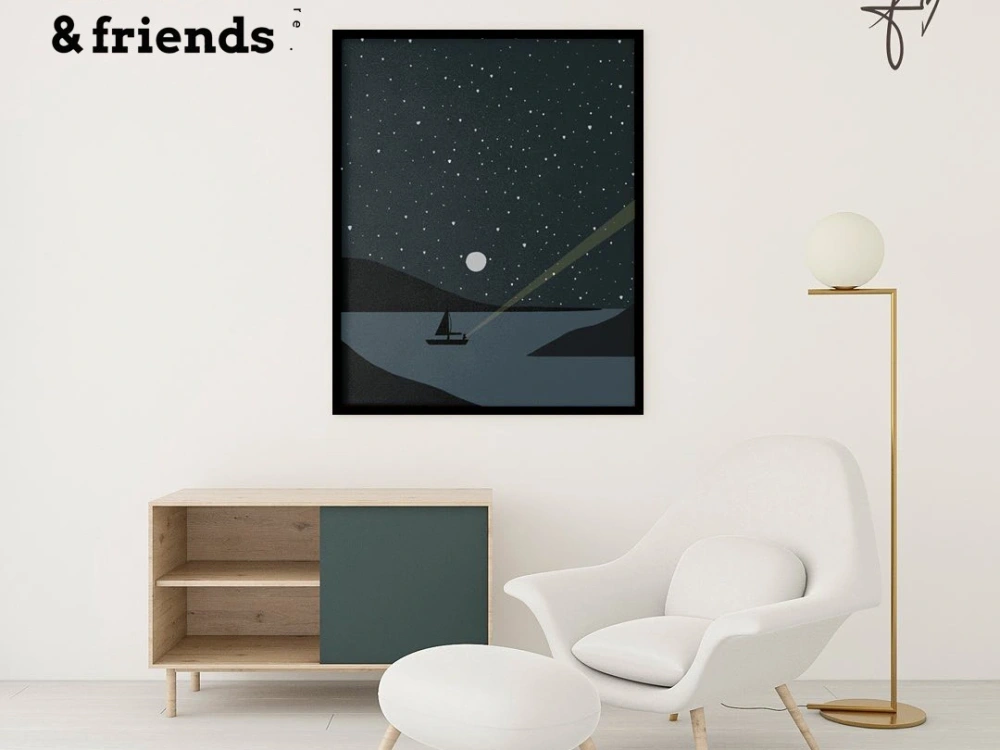 Realistic framed art mock up | Upwork