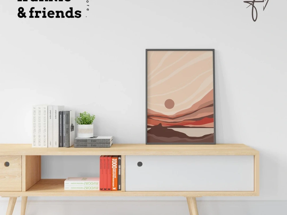 Realistic framed art mock up | Upwork