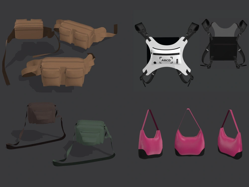3d bag design modern and luxury design | Upwork