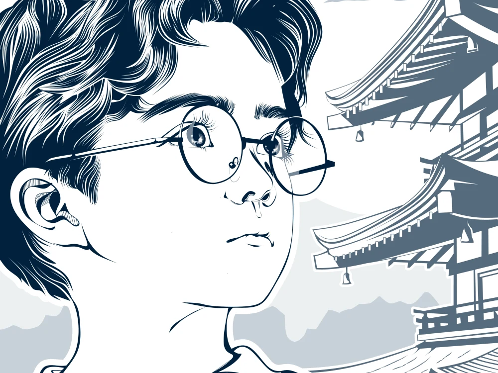 Extremely clean and detail line art / line drawing potrait | Upwork