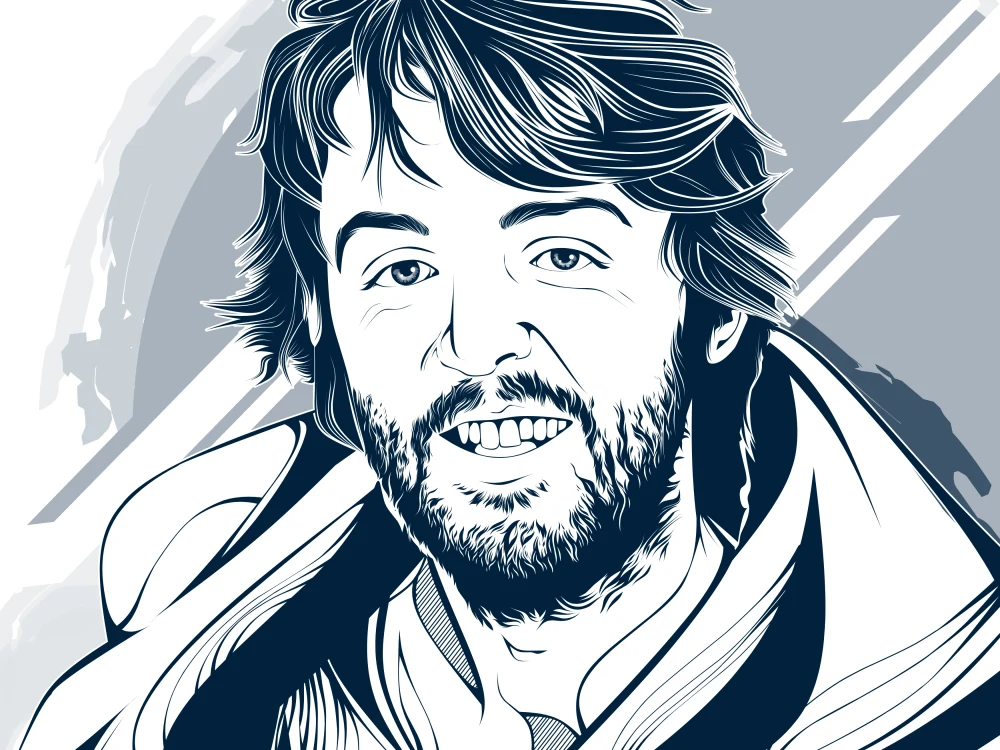 Extremely clean and detail line art / line drawing potrait | Upwork