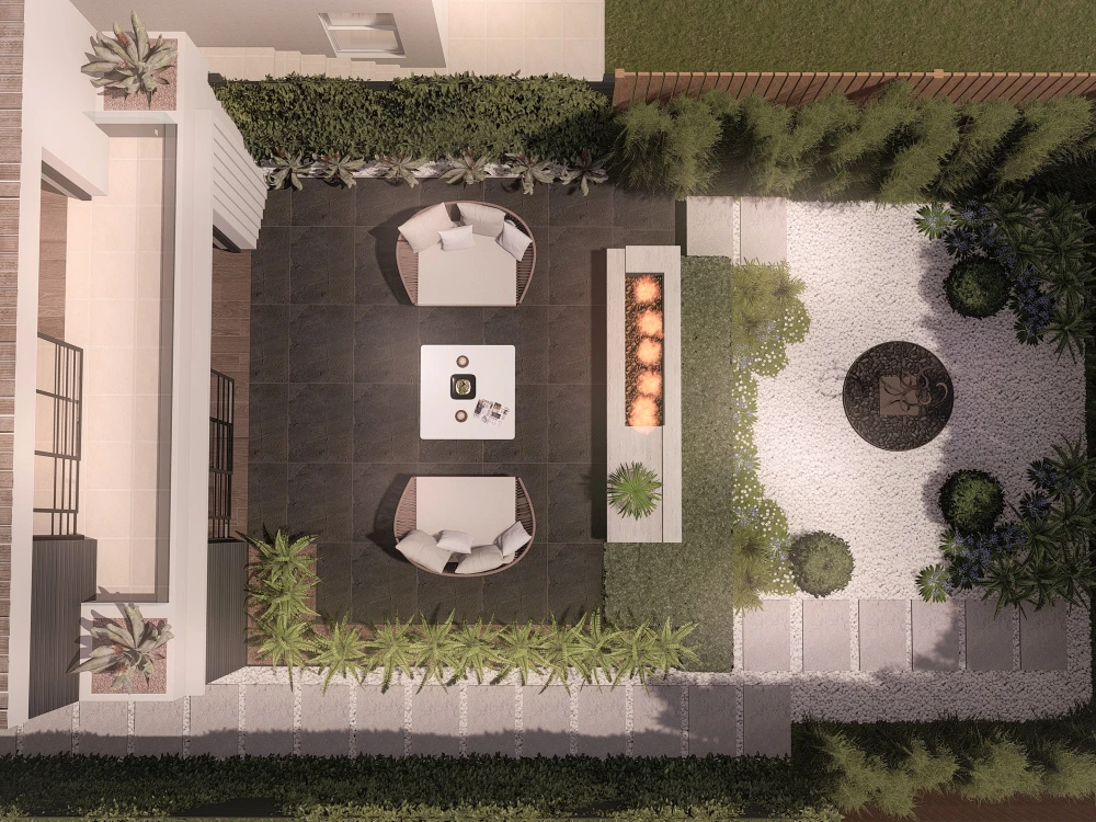 2D landscape plan with plant specification | Upwork