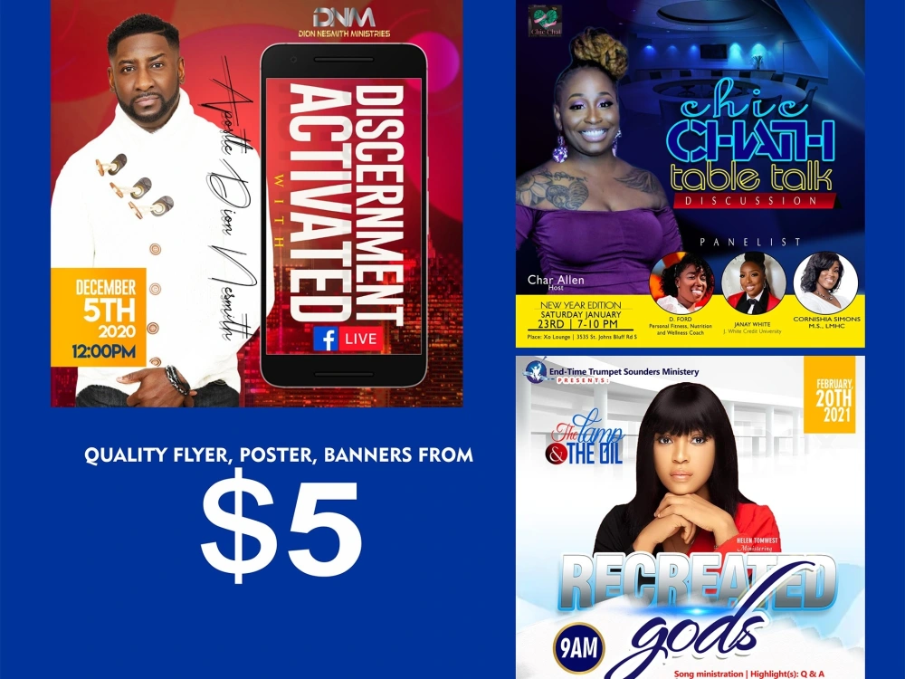 An excellent eye-catching outstanding flyers, poster designs for your ...