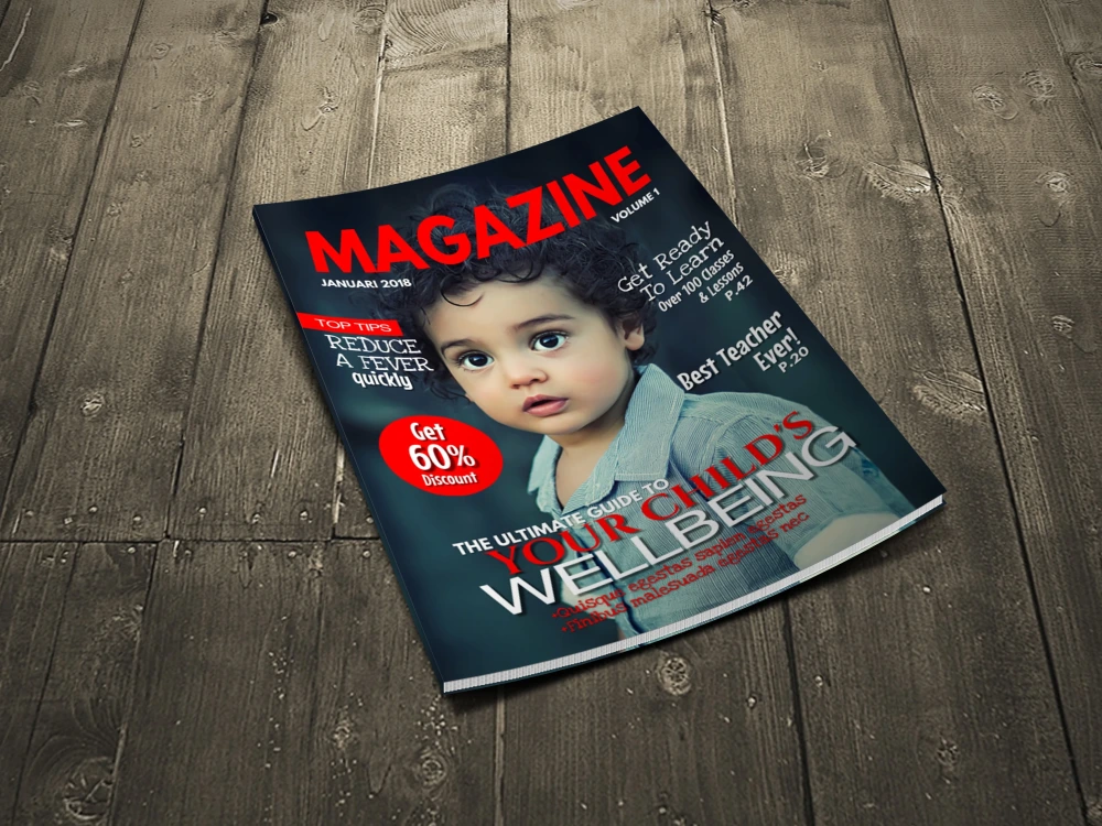 110x 3d Photo realistic Magazine Cover Mockup designs | Upwork