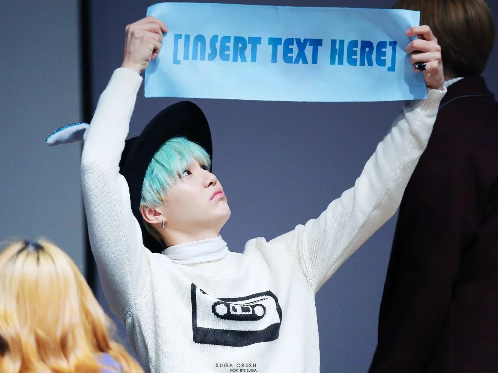 Your text edited in a fansign | Upwork