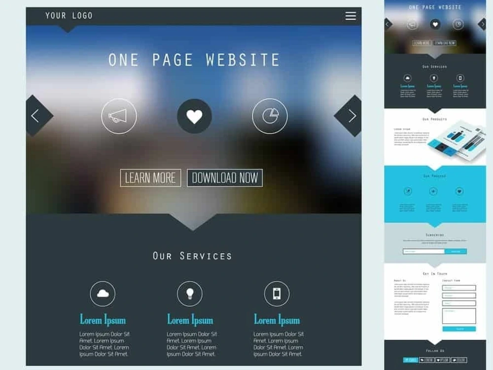 A one page static website for your business / CV / Portfolio | Upwork