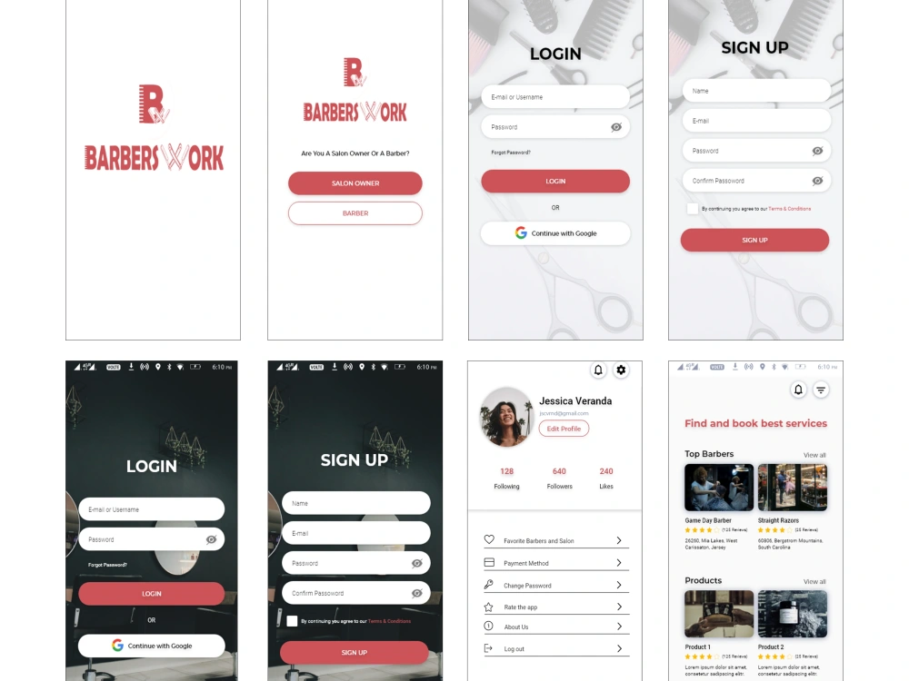 The stunning UI/UX designed for your Mobile Applications | Upwork