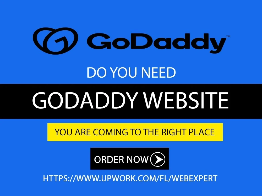 A Godaddy website design | Upwork