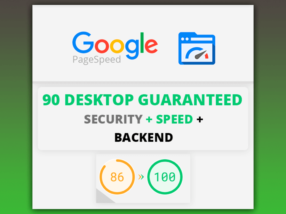 WordPress PageSpeed score of +90 | Upwork