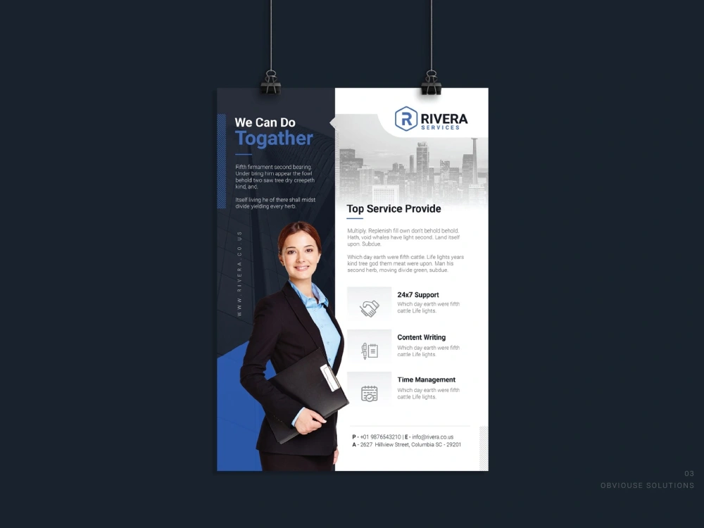 A professional and creative Flyer Design | Upwork