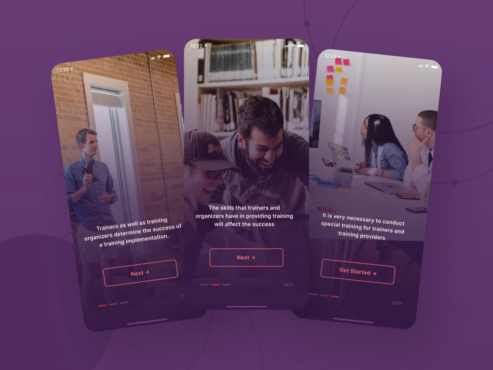 A stunning onboarding UI for iOS/Android App | Upwork