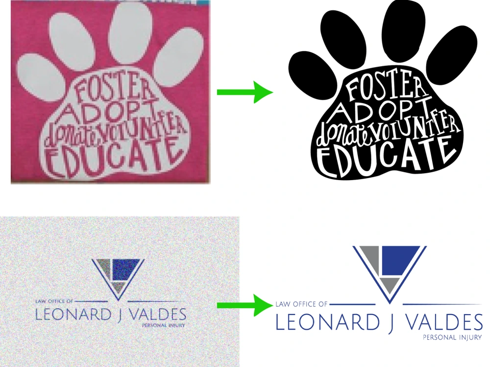 A vector of your low quality logo in high-quality vector files eps,svg ...