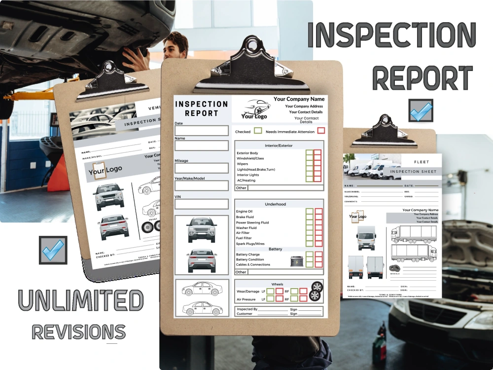 A Print Ready Inspection Document for your business. | Upwork