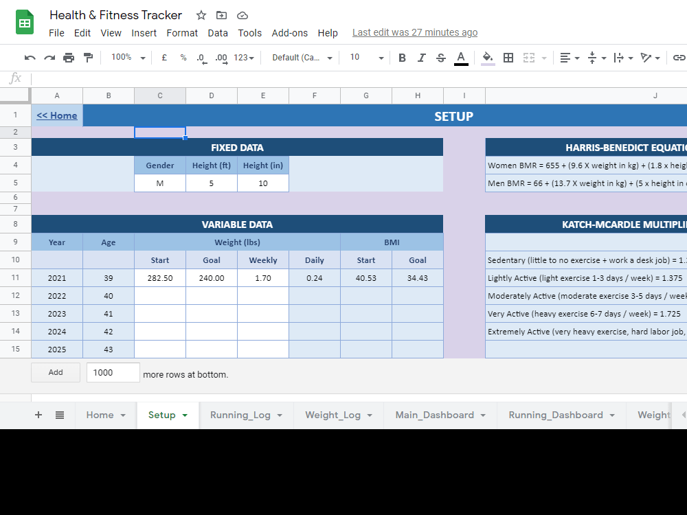 Customized Google Spreadsheet with Formula Calculations and Dynamic Reports | Upwork