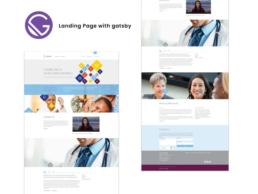 A fabulous web application using Gatsby | Upwork