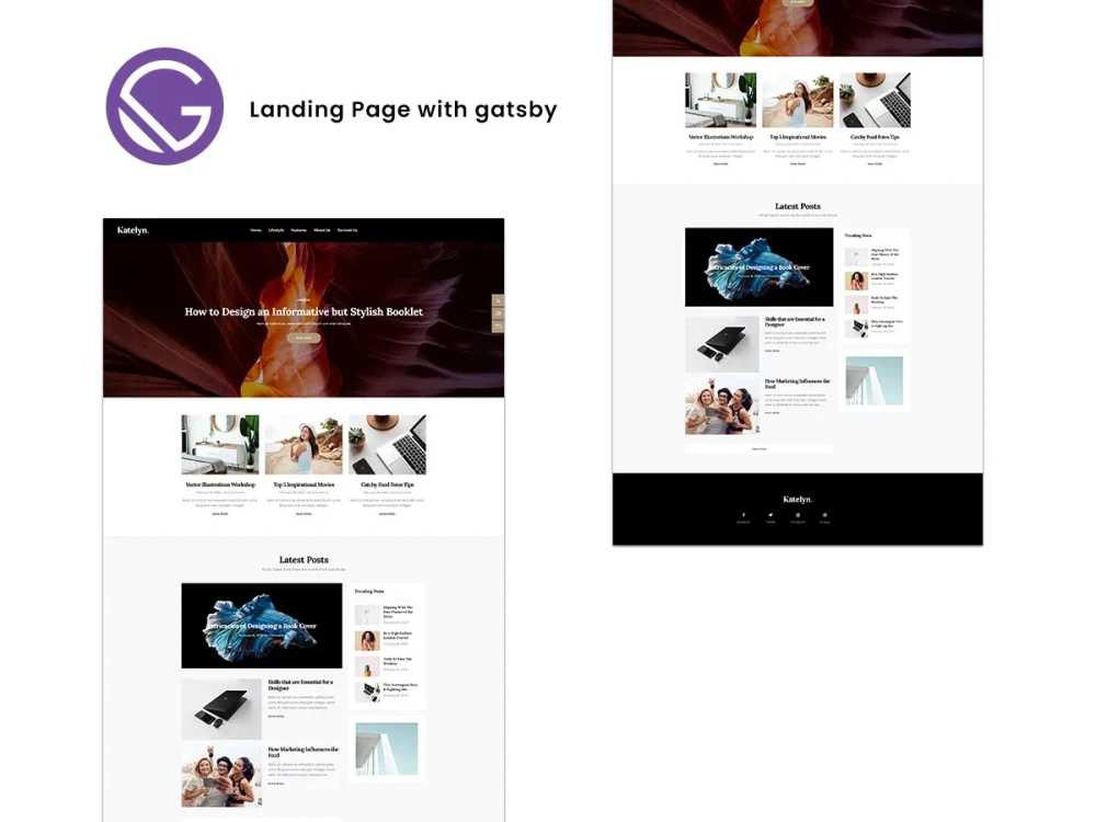 A fabulous web application using Gatsby | Upwork