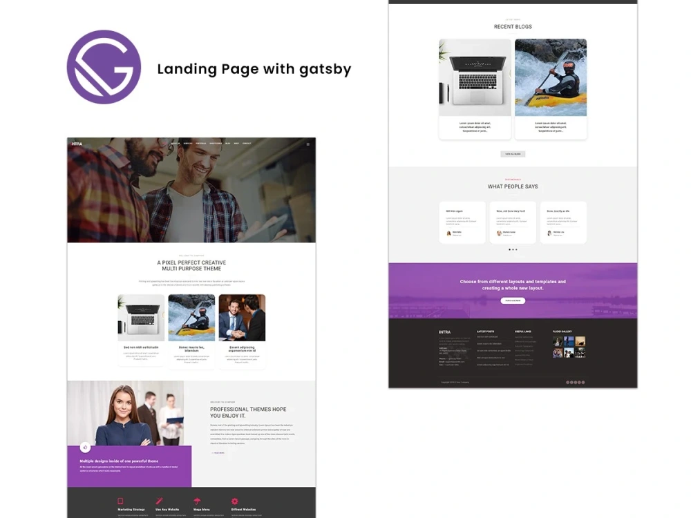 A fabulous web application using Gatsby | Upwork