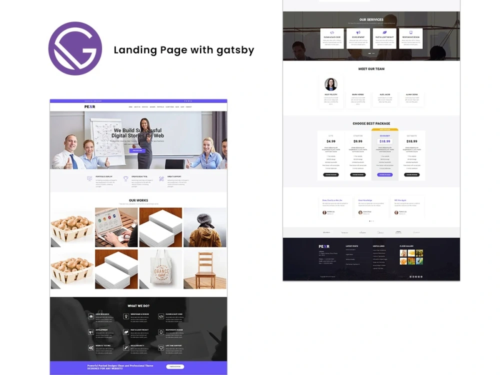 A fabulous web application using Gatsby | Upwork