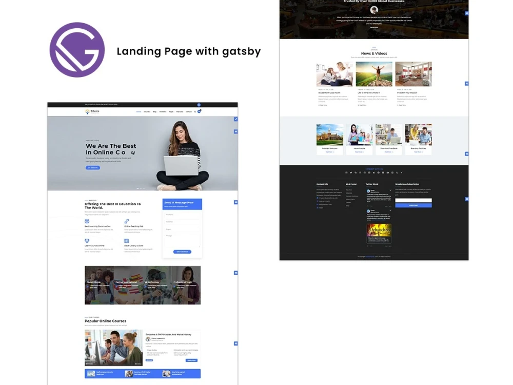 A fabulous web application using Gatsby | Upwork