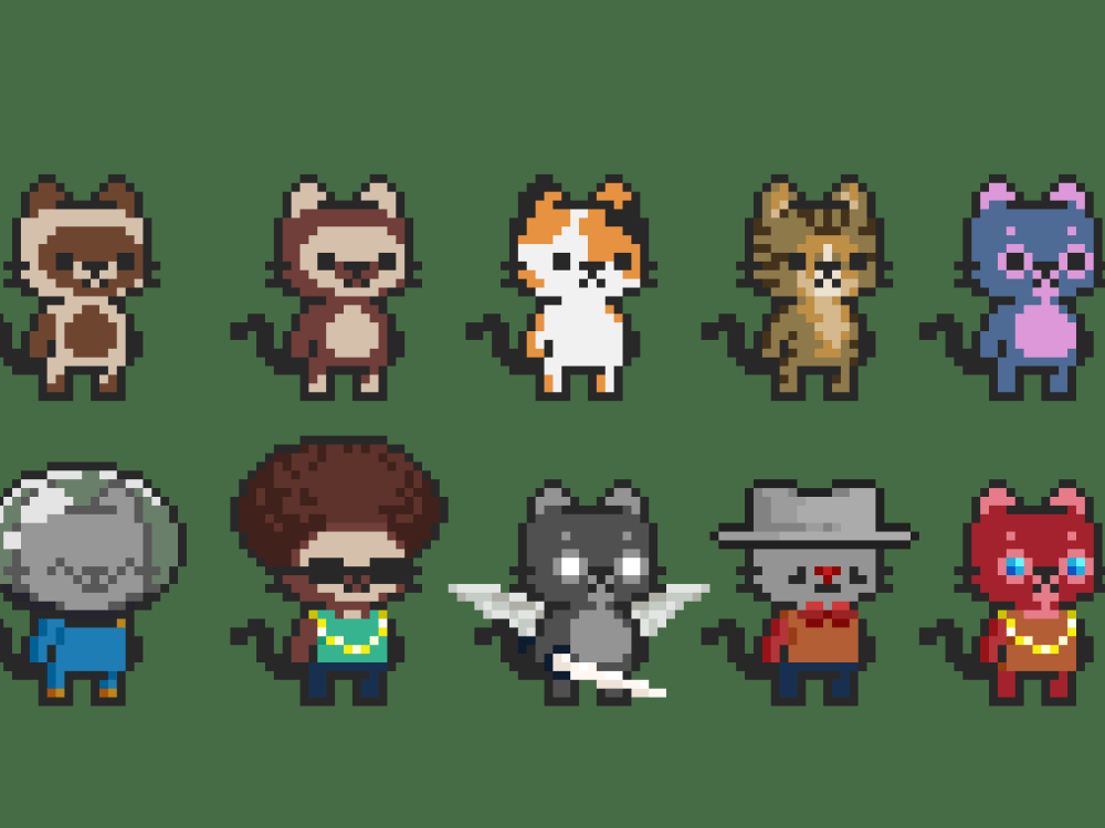 A high quality pixel art character with animation (sprite sheet) | Upwork