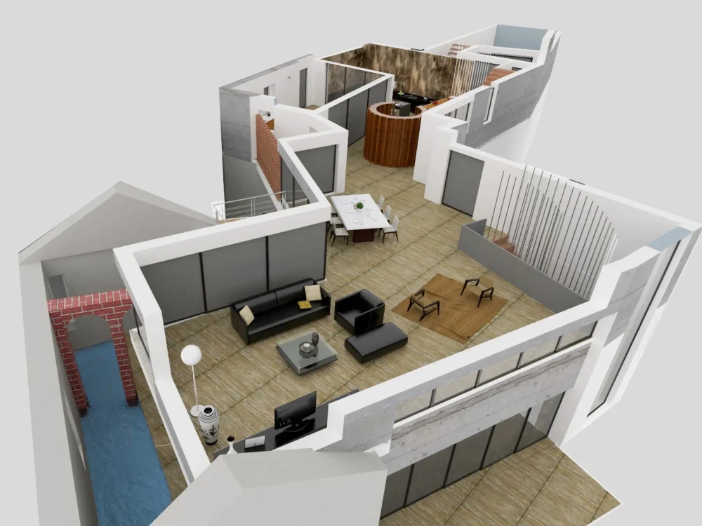 Photo-realistic 3d floor plan of your architectural design | Upwork