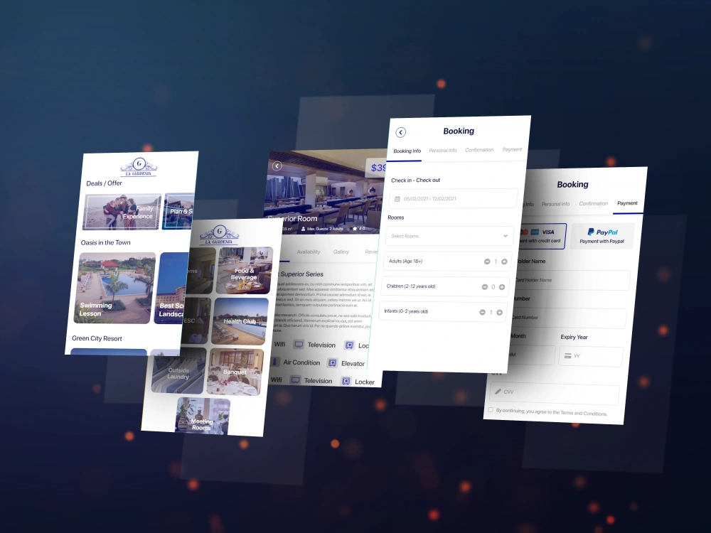 An Exclusive Hotel Booking System App UI | Upwork
