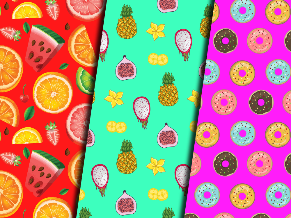 Seamless repeat patterns for fabric, textile printing | Upwork