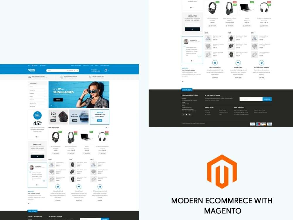Magento 2 based eCommerce website designed and developed | Upwork