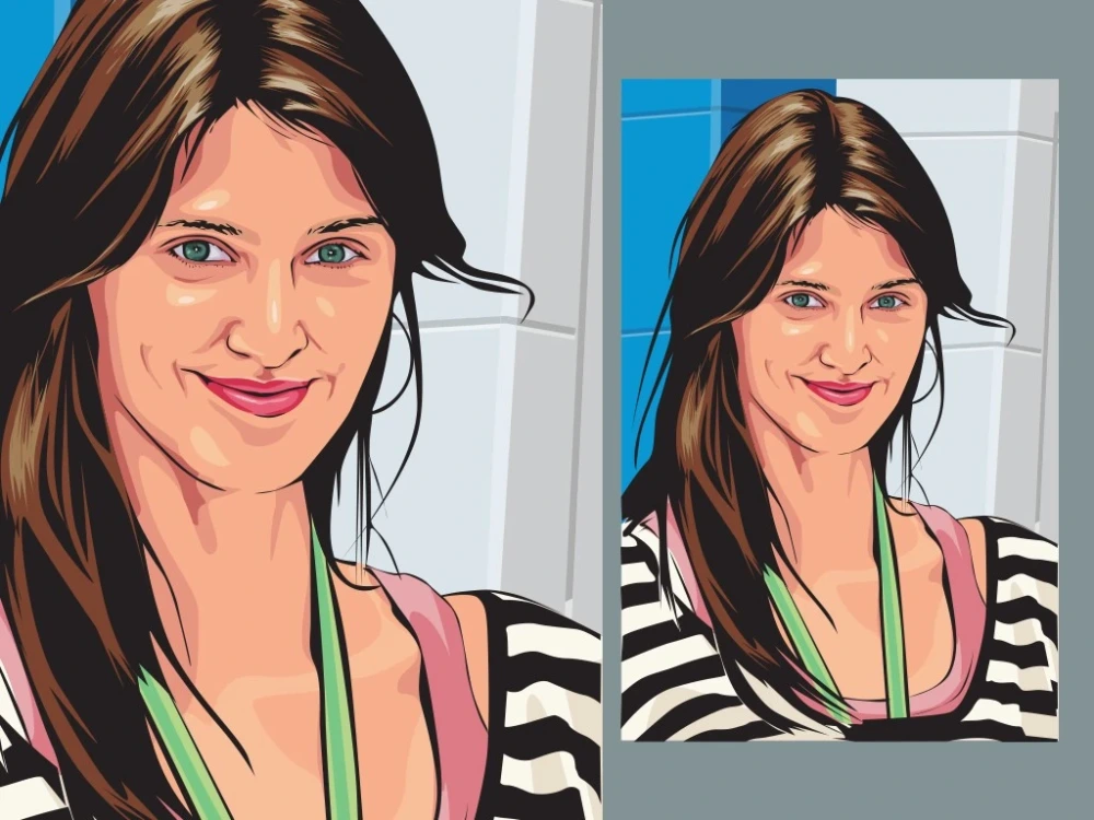 Your photo into amazing cartoon vector portrait | Upwork