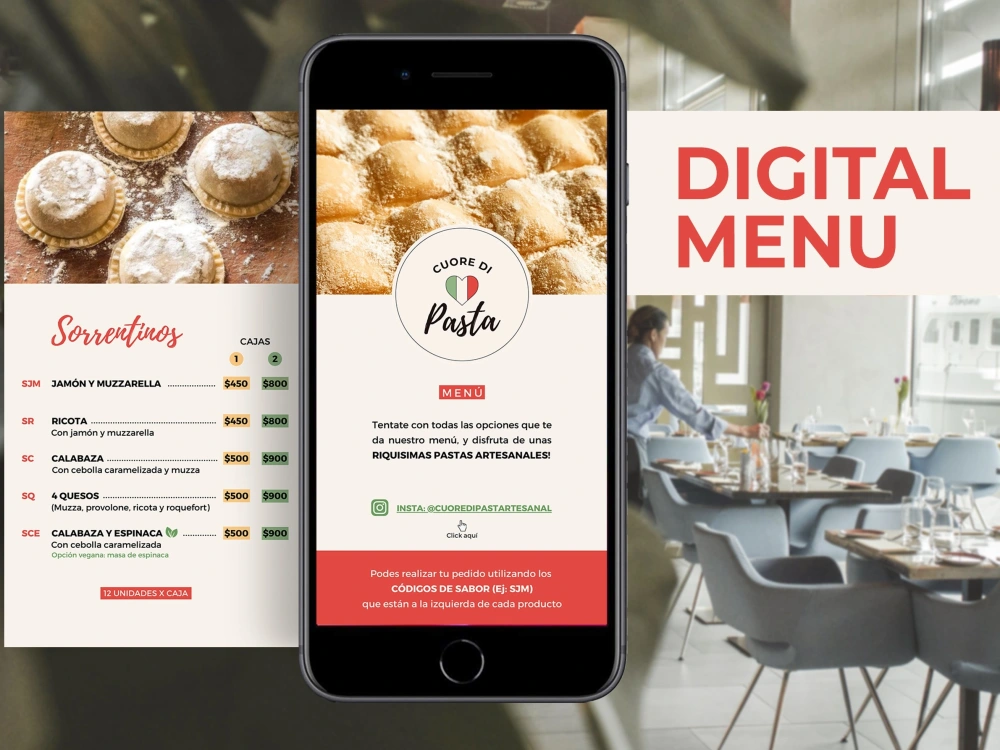 Professional digital MENU design | Upwork