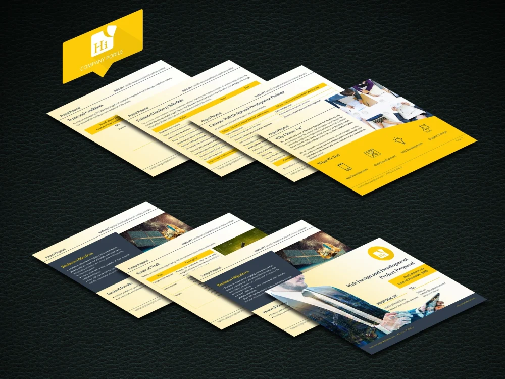 A fantastic company profile design | Upwork