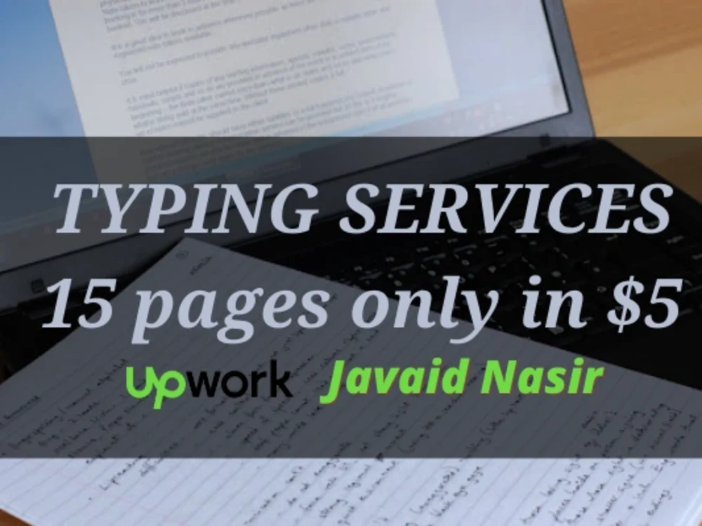 Copy typing work, retype scanned documents, convert PDF to Word | Upwork