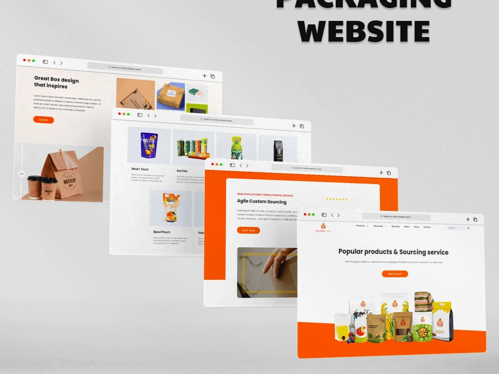 Unique Modern Professional Responsive Website UI/UX design | Upwork