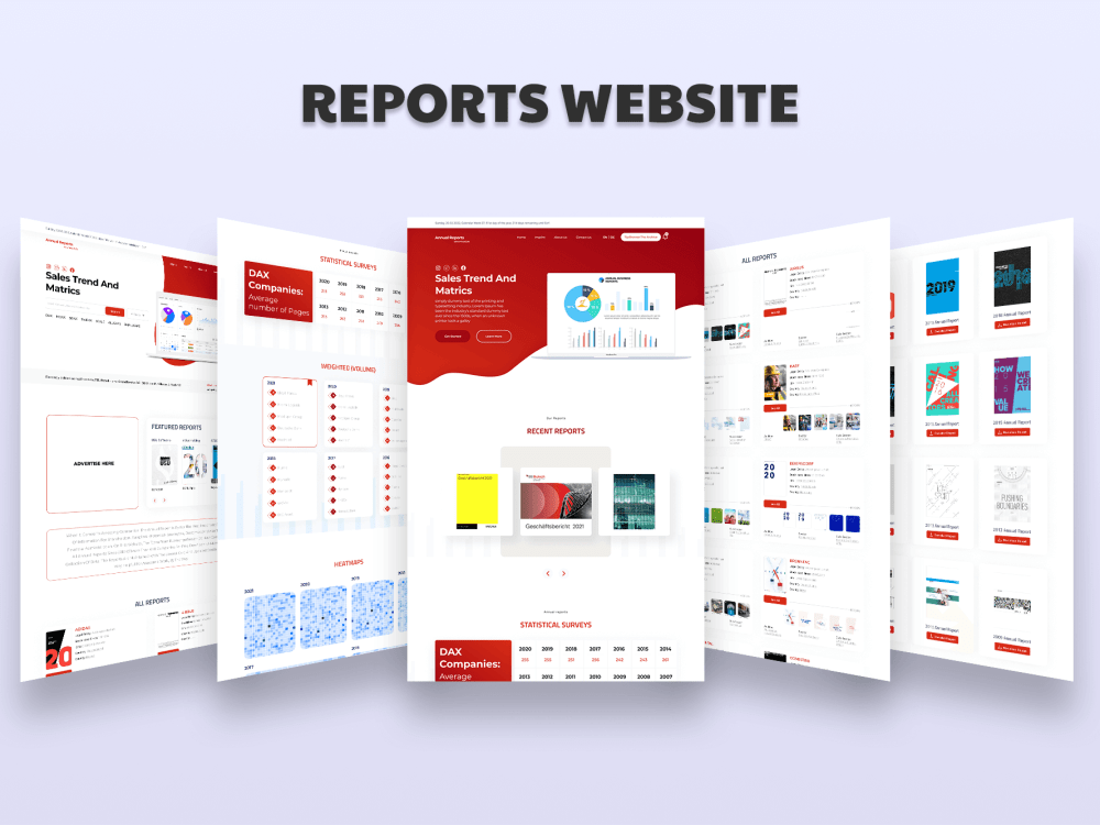 Unique Modern Professional Responsive Website UI/UX design | Upwork