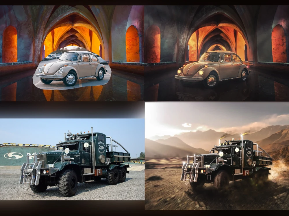 Car editing | photo montage for vehicle | creative photoshop ...