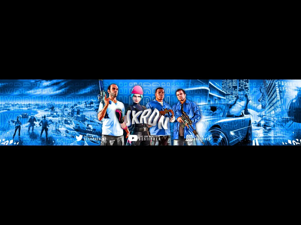 Design epic YouTube banner & logo with premium art + BLOG Website | Upwork