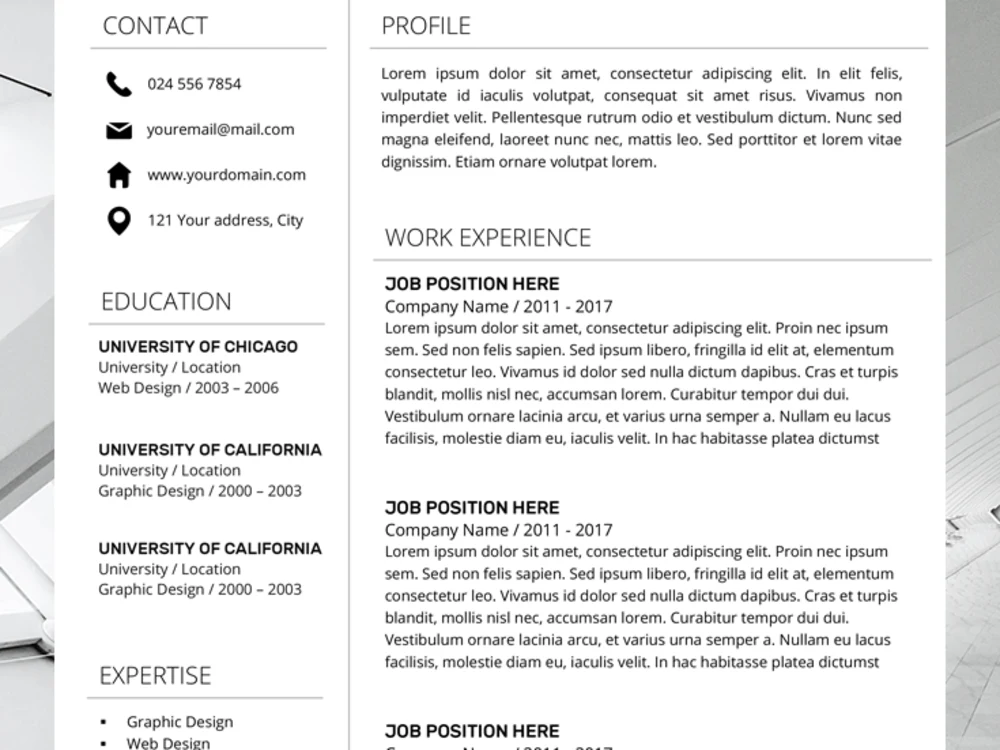 A perfectly revamped resume / CV tailored to your next job | Upwork