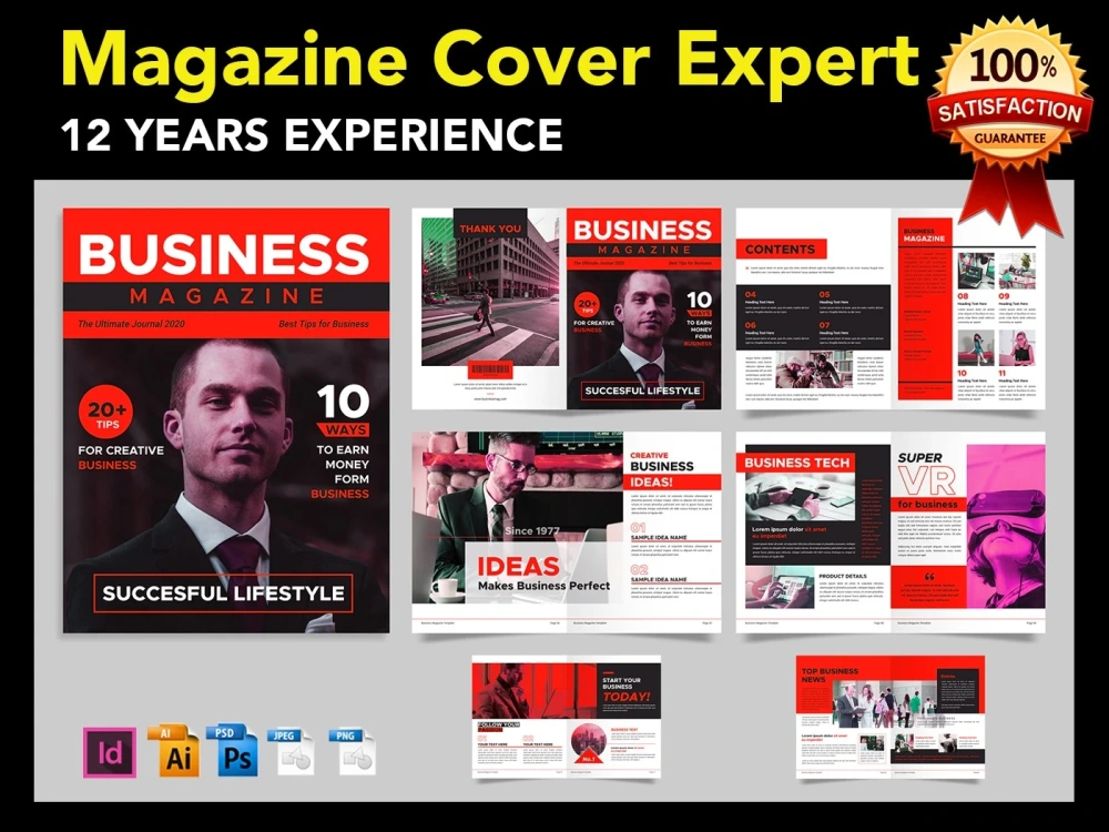 Amazing magazine cover ad design print layout Digital Ads,Newsletters ...