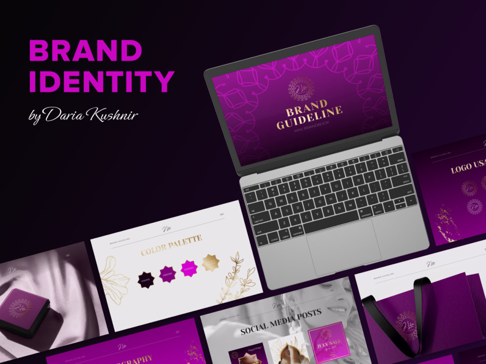 An Outstanding & Unique Brand Style Guide | Brand Identity Design | Upwork