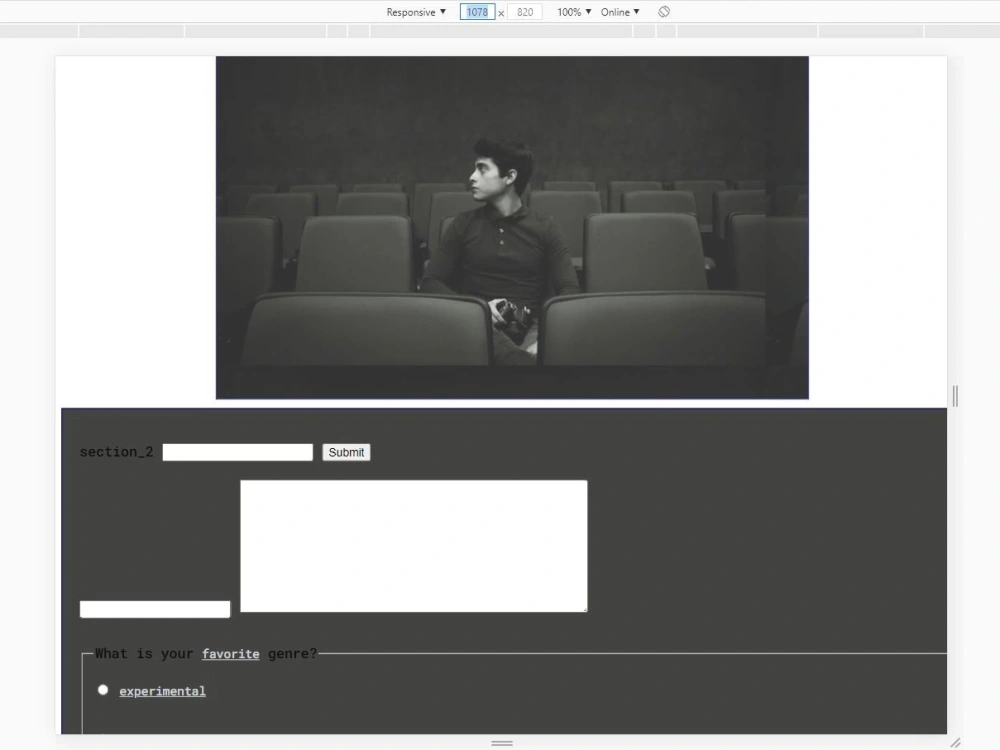 Cinema (Template)prototype to make sense of interior | Upwork